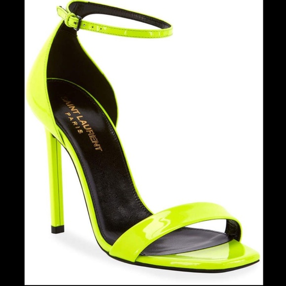 Yves Saint Laurent | Shoes | Saint Laurent Neon Yellow Heels | Poshmark